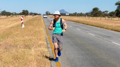 'Hardest Geezer' Russ Cook back online as he passes 13,000km on epic ...