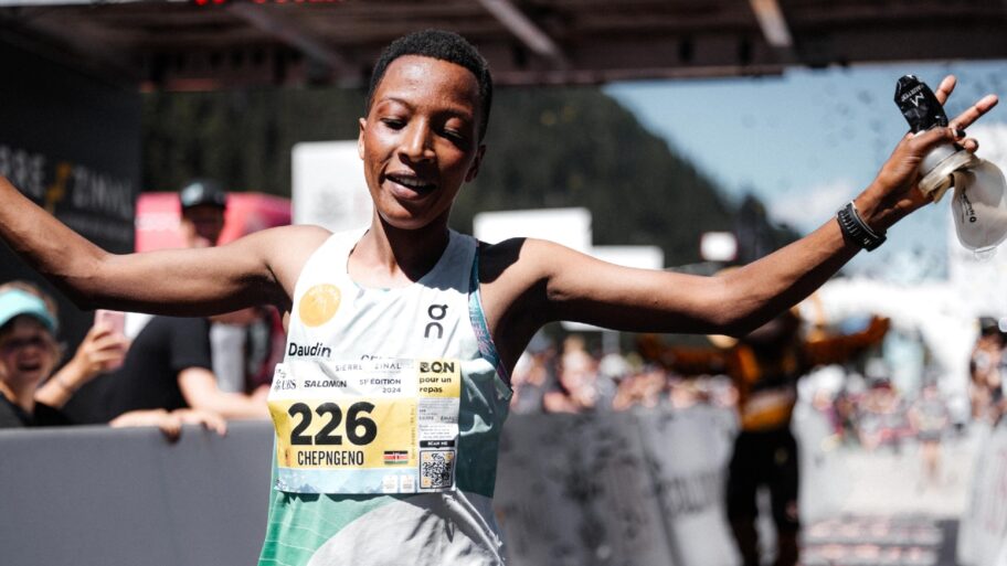 "I'll be even stronger next time!" New trail star Joyline Chepngeno ...
