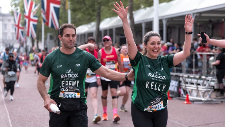 London Marathon 2025: Kelly Brook ecstatic and emotional as she ...