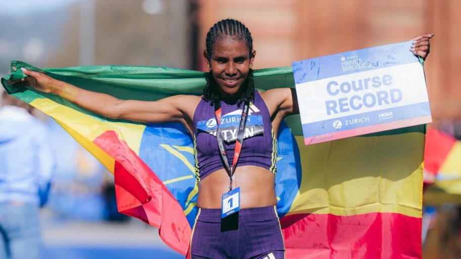 Fotyen Tesfay second on all-time list after STUNNING marathon debut in ...